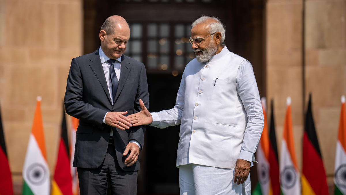 Indien: Scholz und Modi sprechen über Freihandel und U-Boote